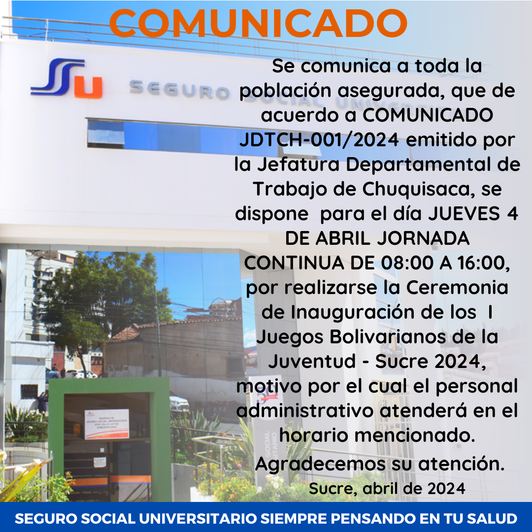 Seguro social Universitario Sucre